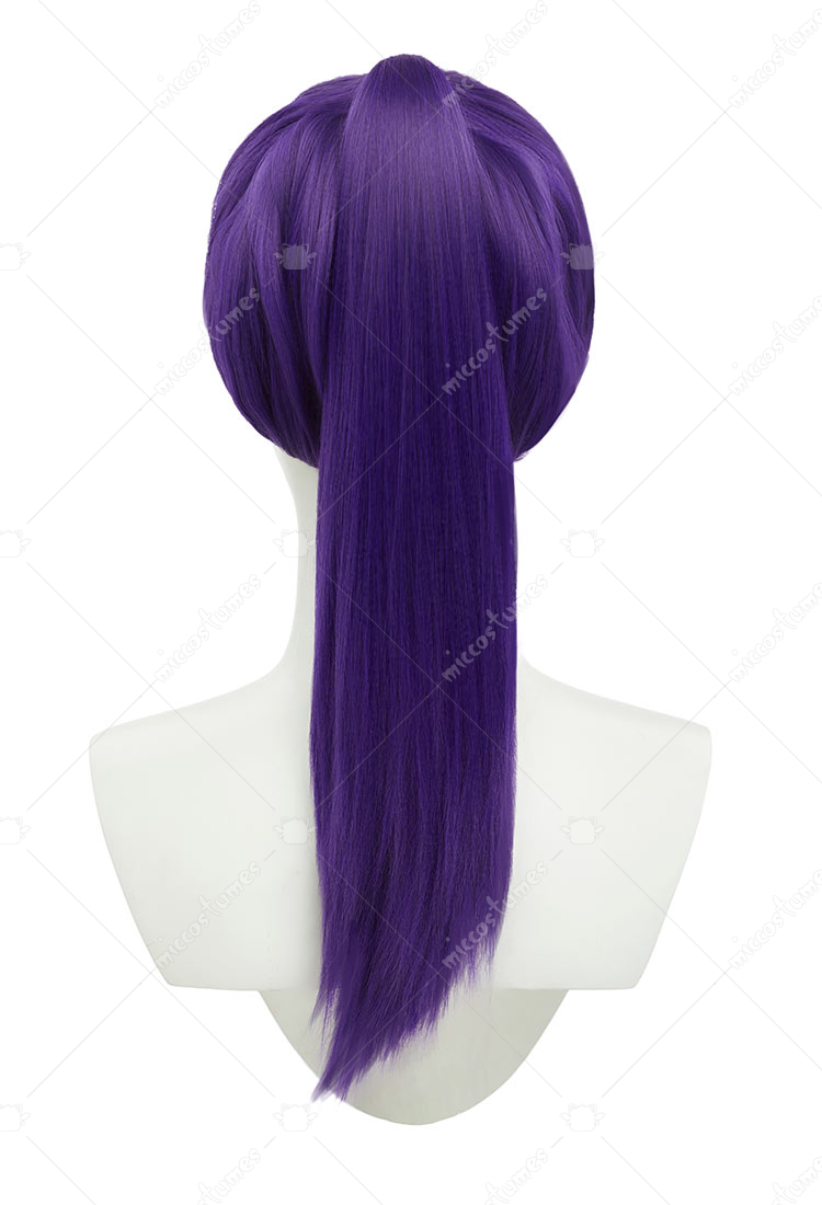 Ninja Girl Wig - Purple Long Ponytail Wig Rival Girl Cosplay | Top ...