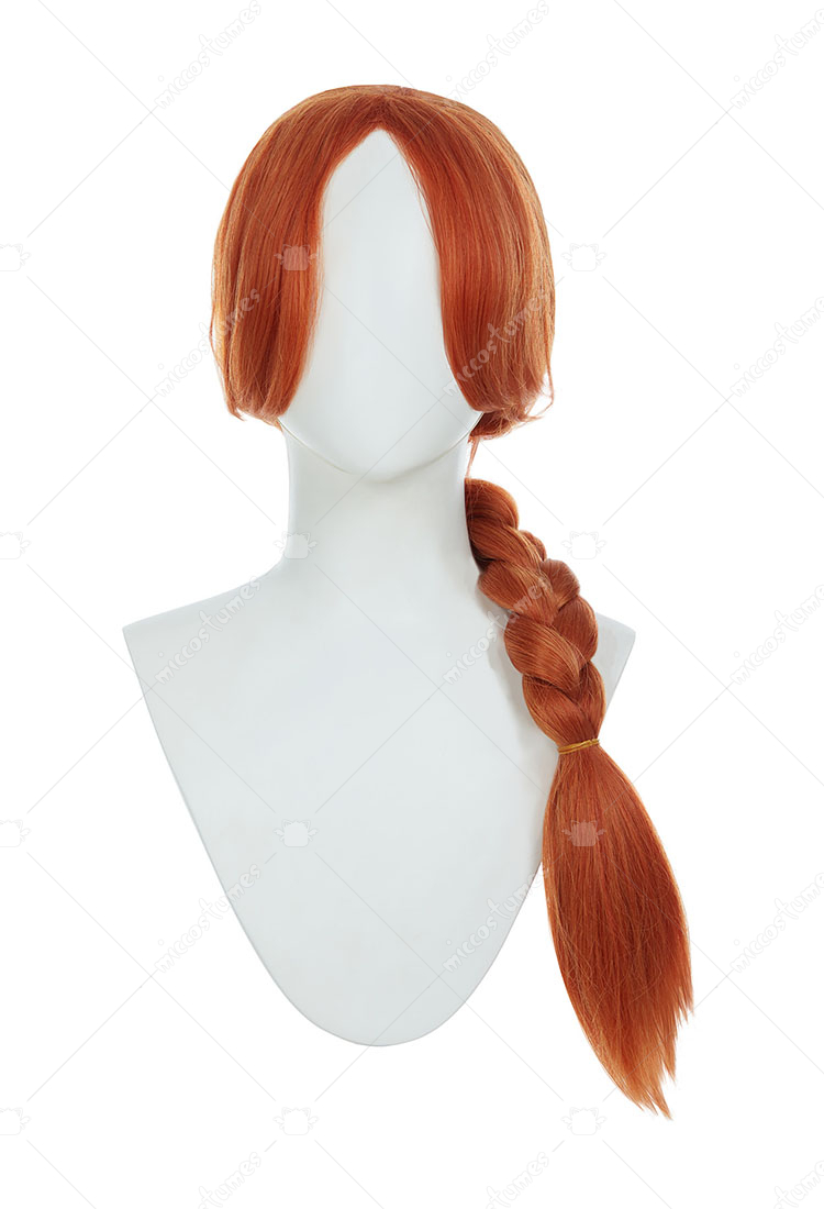 Princess Fiona Wig - Brown Red Braid Ponytail Wig Shrek Cosplay | Top ...