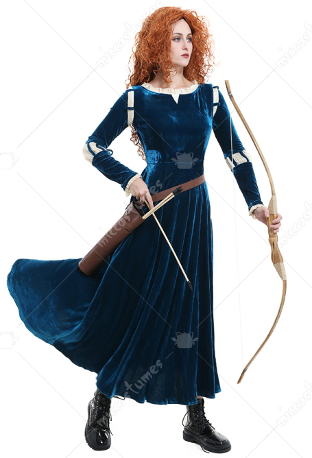 Brave Merida Costume | Brave Costume Dress for Adult